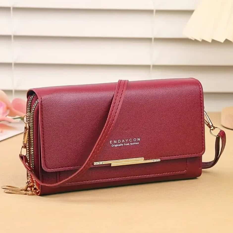 Πορτοφόλι με Δύο Θήκες και Λουράκι - FamShop